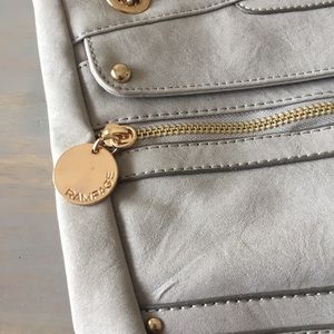 Rampage | Bags | Rampage Gray Handbag With Gold Chain Strap | Poshmark